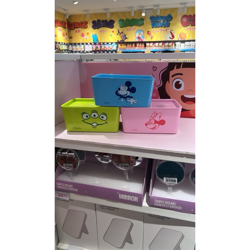 Jual Kotak Penyimpanan Mickey Minnie Ailieen Miniso X Disney | Storage ...