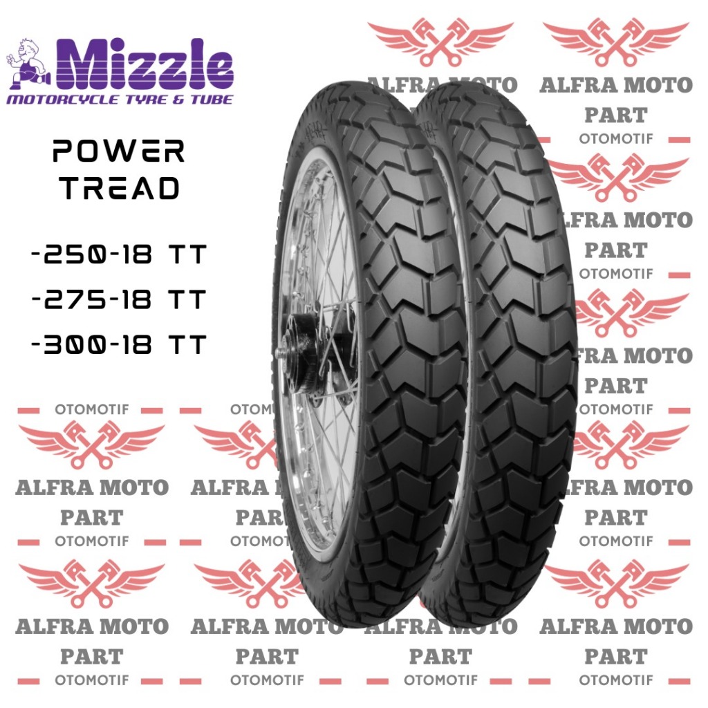 Jual BAN LUAR RING 18 MIZZLE POWER TREAD BERBAGAI VARIAN UKURAN ...