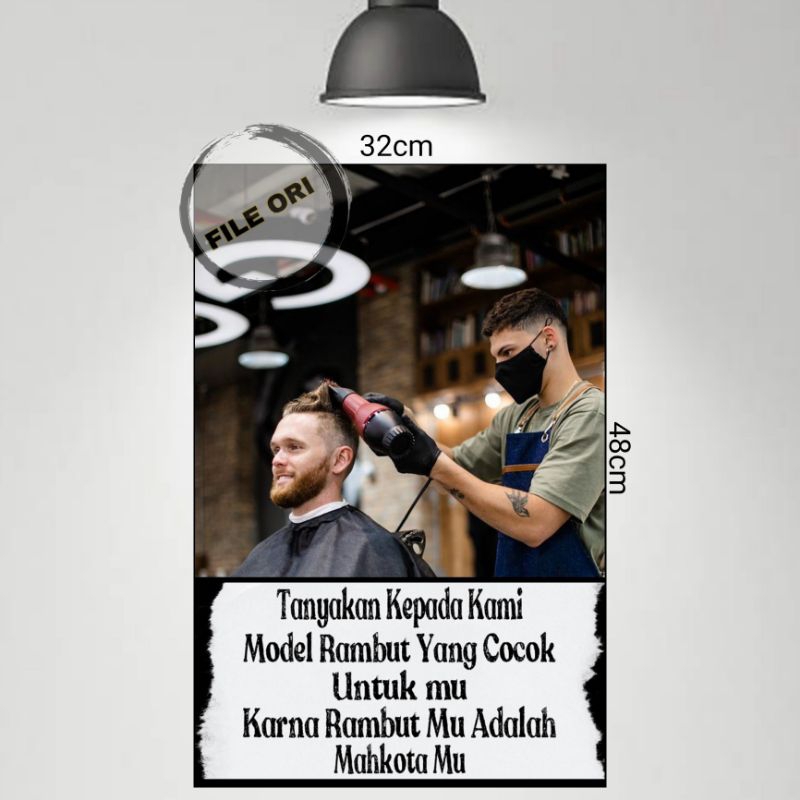 Jual POSTER KATA KATA BARBERSHOP ART PAPER A3PLUS | Shopee Indonesia