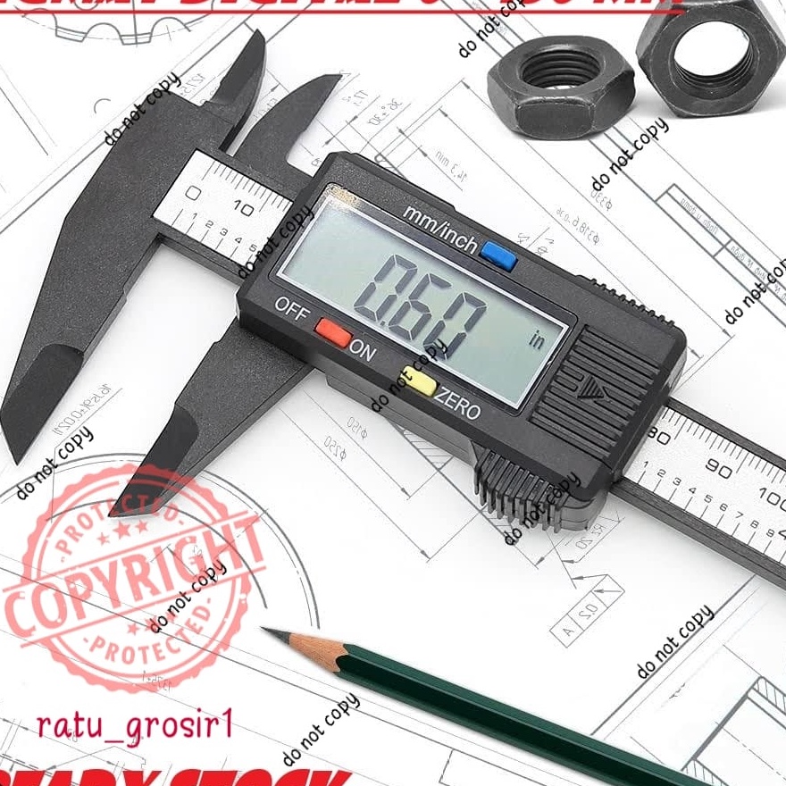 Jual MODEL MDC805 Jangka Sorong Digital Sigmat Sketmat Vernier Caliper ...