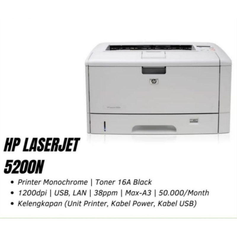 Jual Printer Hp laserjet 5200 siap pakai | Shopee Indonesia