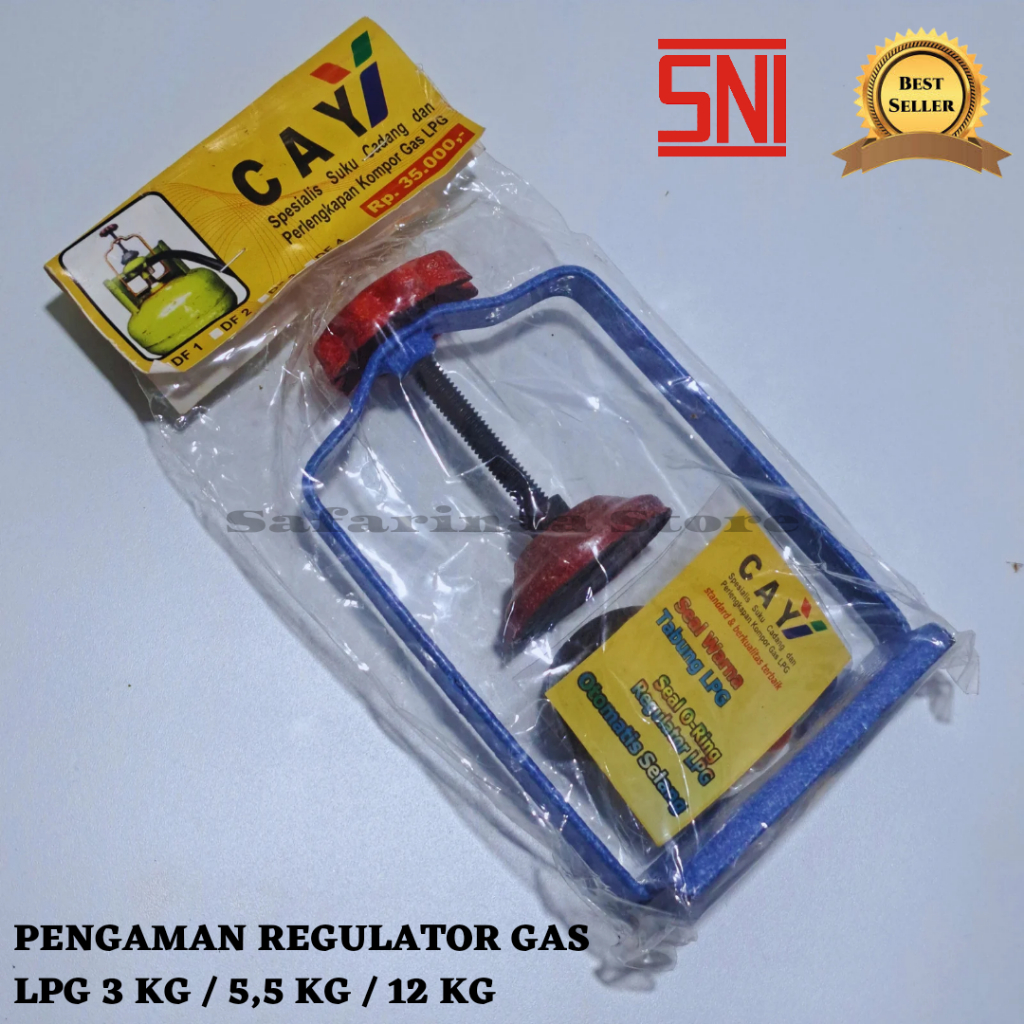 Jual PENGAMAN REGULATOR GAS LPG 3 KG / 5,5 KG / 12 KG CAY FREE KARET ...