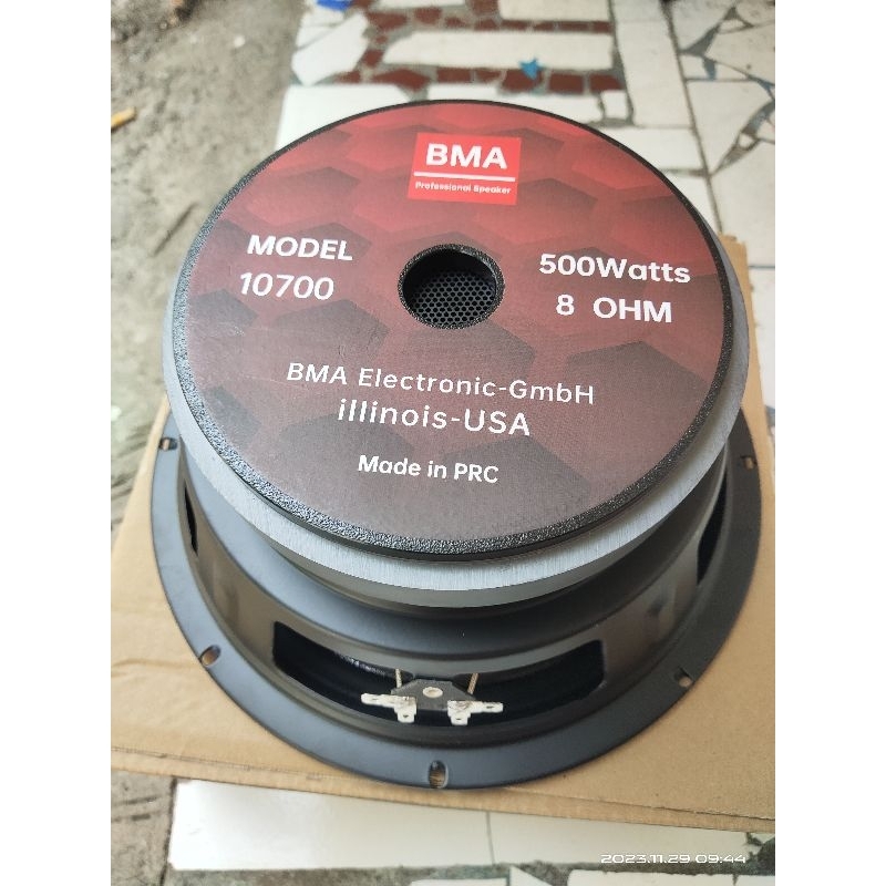 Jual SPEAKER BMA 10 INCH type 10700 VC 3 INCH 500watt | Shopee Indonesia