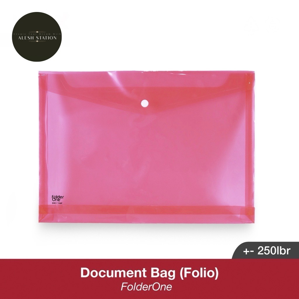 Jual Map Kancing Folder one folio FC F4 w/spine (Dokumen Bag) | Shopee ...