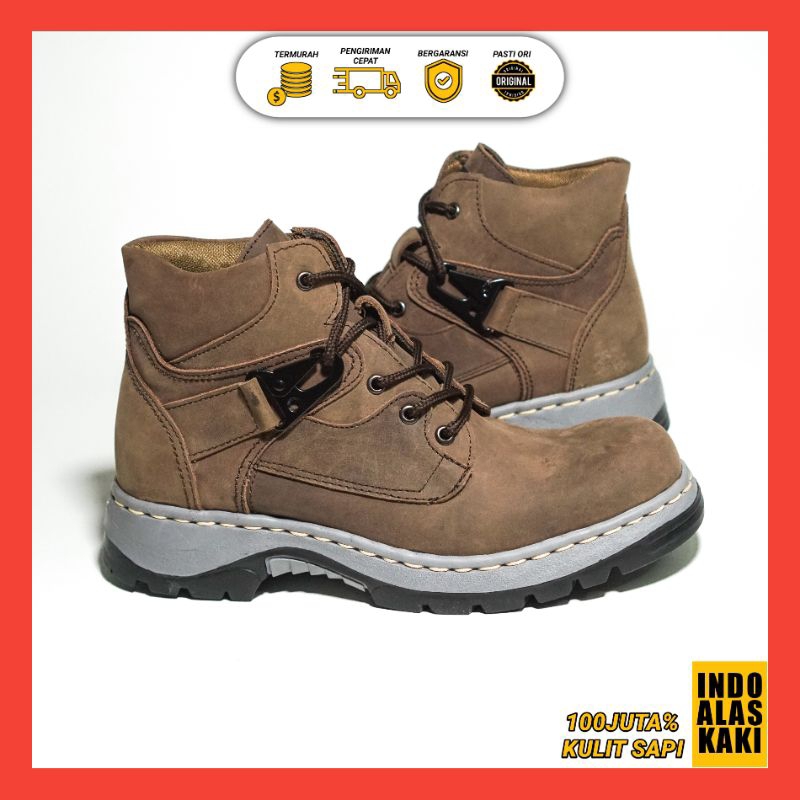 Jual FATBOY BOOTS | Sepatu Boot Pria Kasual Kulit Asli Safety Sepatu ...