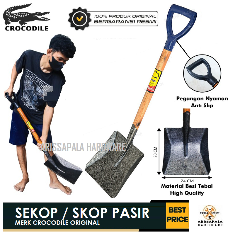 Jual SEKOP PASIR BESI BAJA ASLI PLUS GAGANG KAYU | Shopee Indonesia