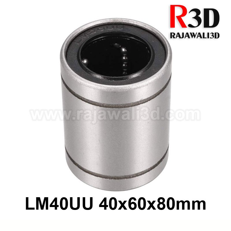 Jual Linear Bearing LM40UU Sliding Bushing 40x60x80mm | Shopee Indonesia