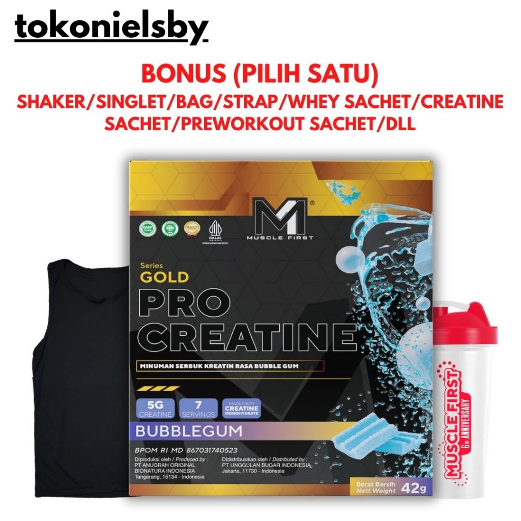 Jual M1 Muscle First Gold Series Pro Creatine 7 Sachet Original BPOM ...