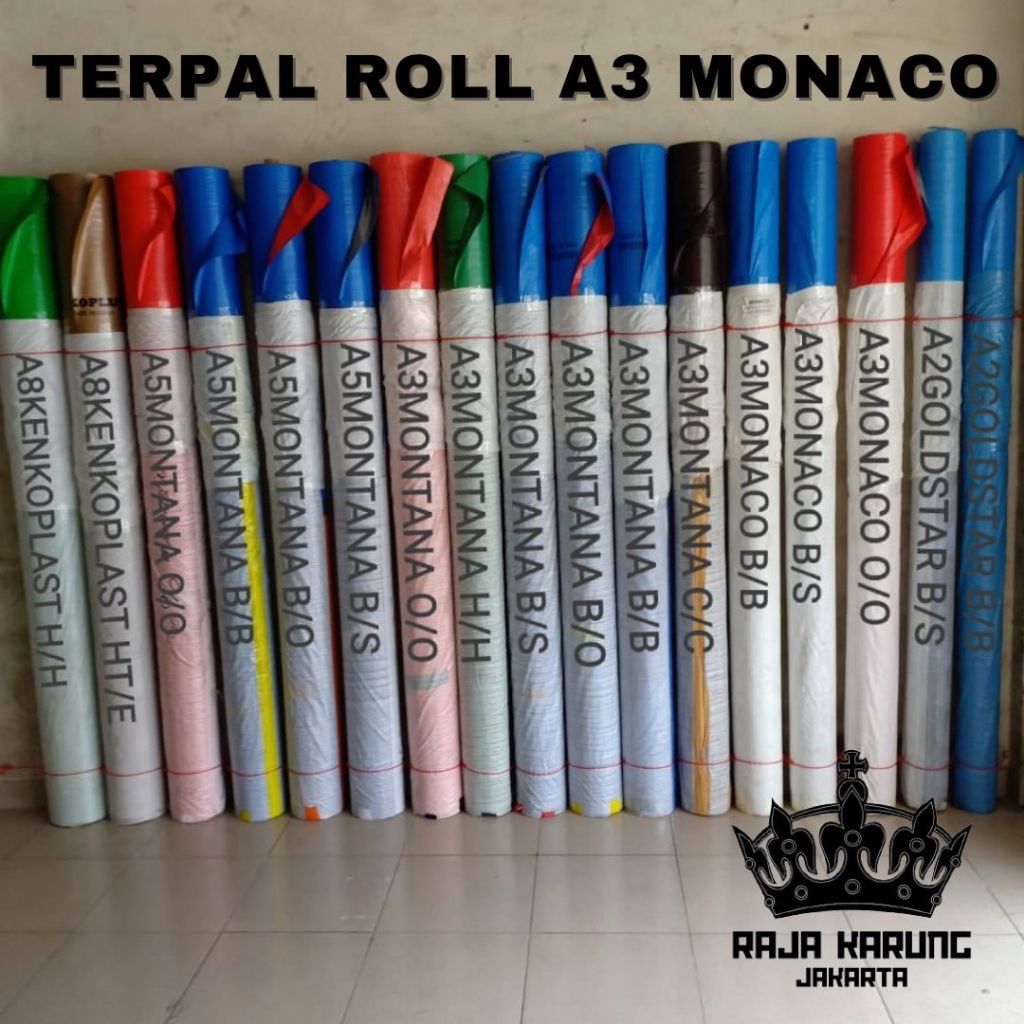 Jual Terpal Roll A2 Monaco 2m x 100m Banyak warna Jakarta Berkualitas ...