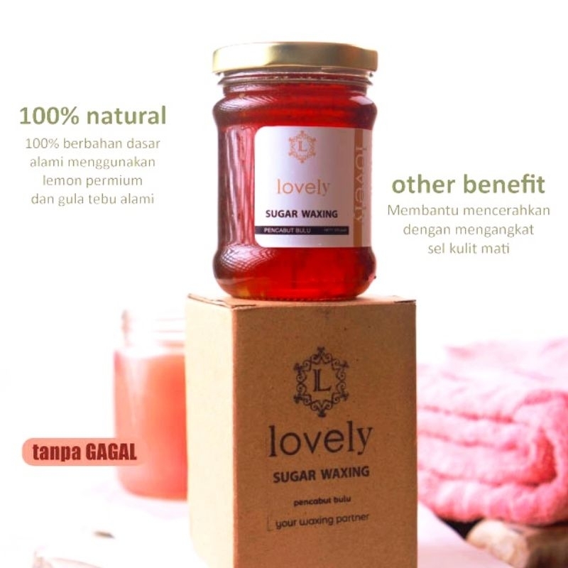 Jual Original Lovely Sugar Waxing Loveli Lovely Sugar Waxing Premium Waxing Kit Pencabut Bulu
