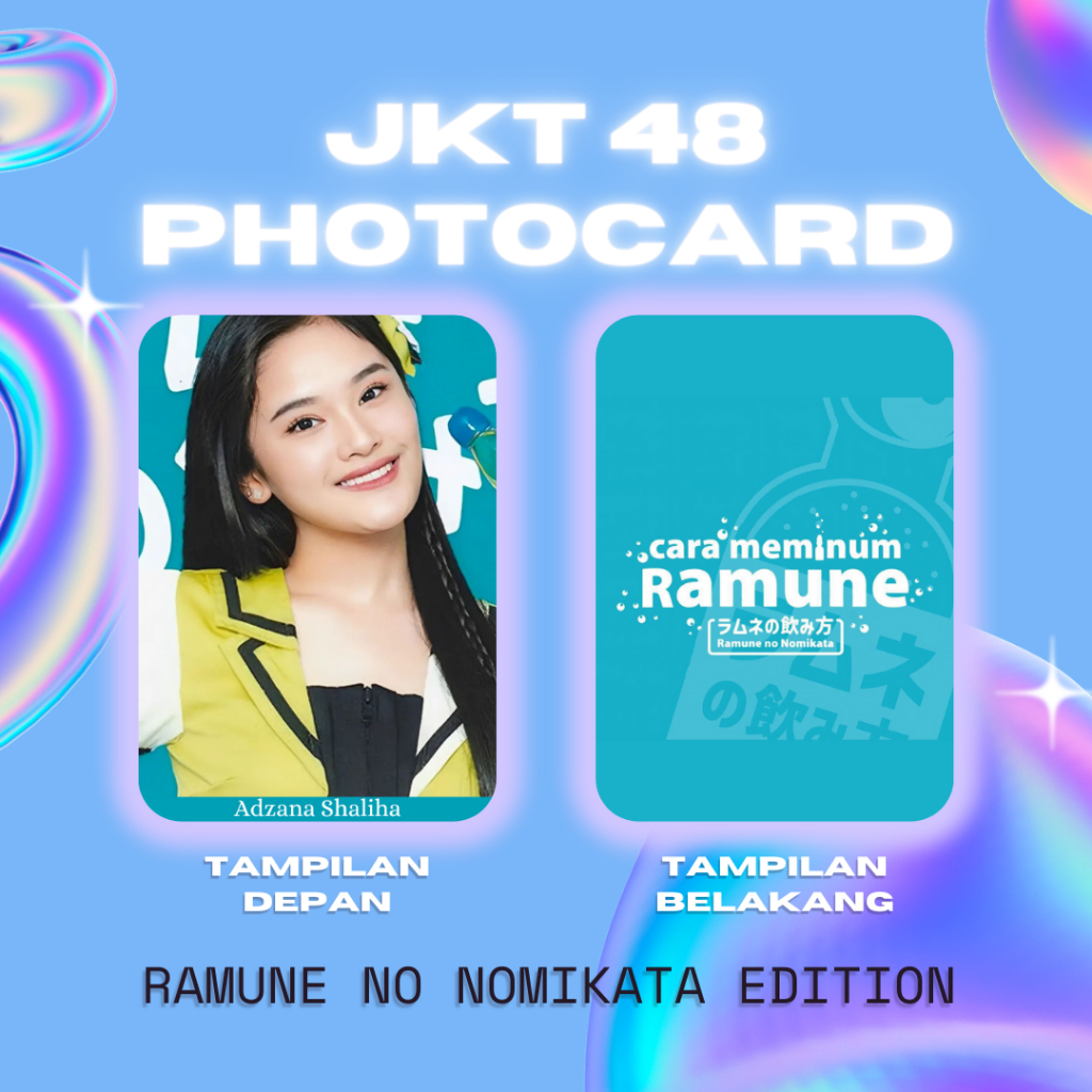 Jual Photocard JKT48 Series Ramune no Nomikata (Full Member 25 Pcs) | Shopee Indonesia