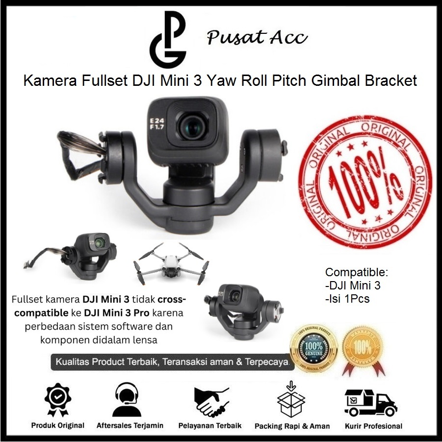 Jual DJI Mini 3 Kamera Gimbal Fullset Yaw Rol Pitch Gimbal Bracket ...