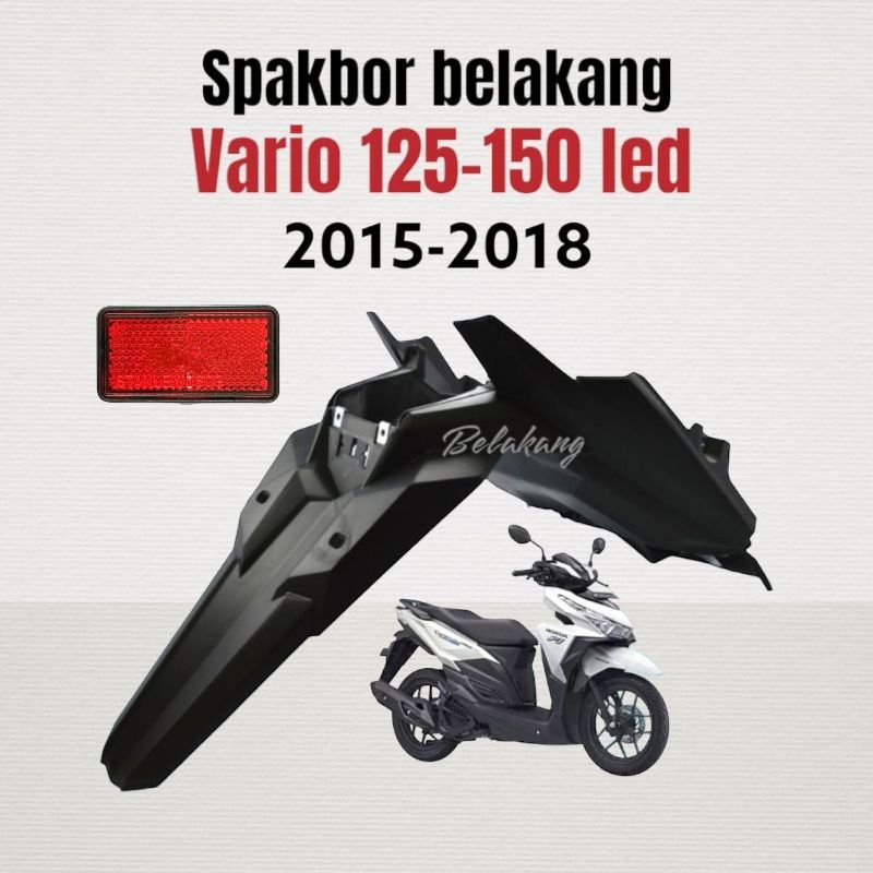 Jual Spakbor Belakang Vario 125-150 Led Old 2015-2018 Lampu Mata Kucing | Shopee Indonesia