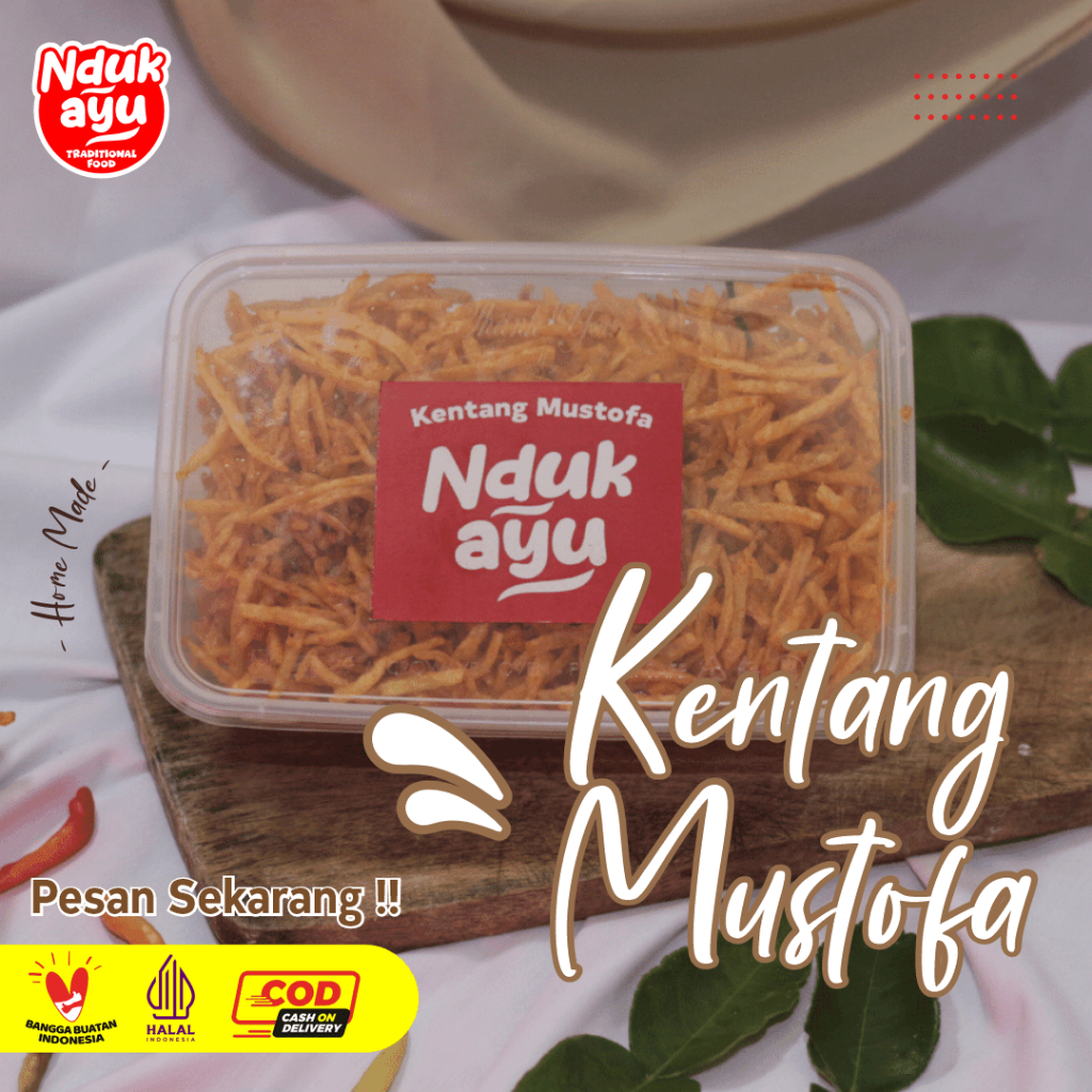 Jual Kentang Mustofa Mustopa Kering Kentang Pedas Manis Asli Nduk Ayu ...