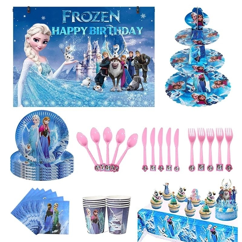 Jual FROZEN Paket perlengkapan dekorasi pesta ulang tahun Frozen ...
