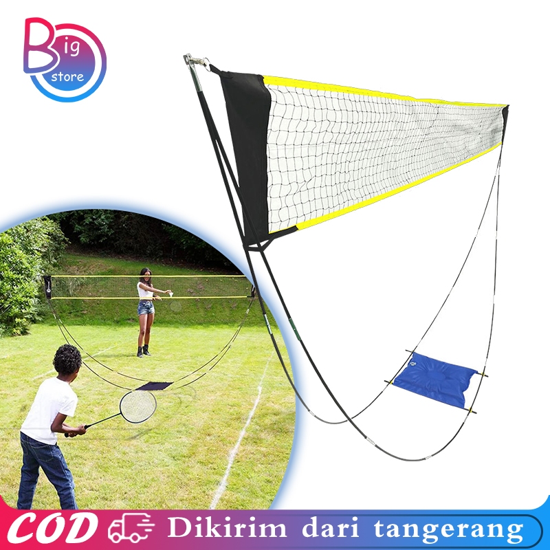 Jual Badminton Net Portable 1set Net Badminton Portable Easy Install ...