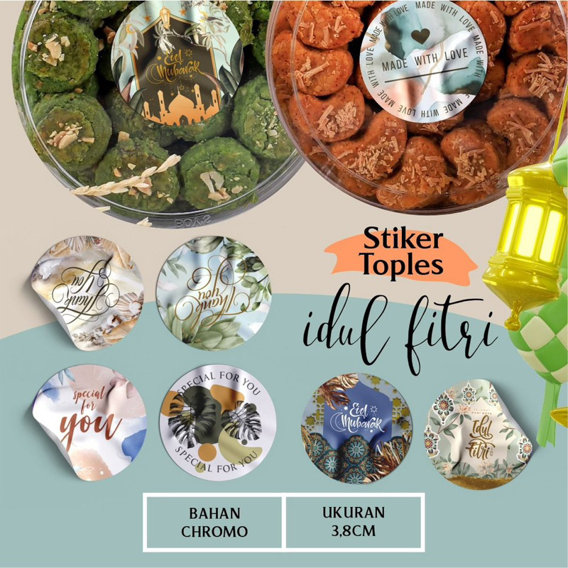Jual STIKER TOPLES LEBARAN | STIKER IDULFITRI | STIKER TOPLES ROTI ...