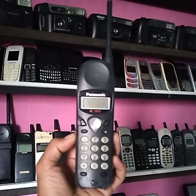 Jual panasononic cid phone wirles jadul unik langka vintage kolesian ...