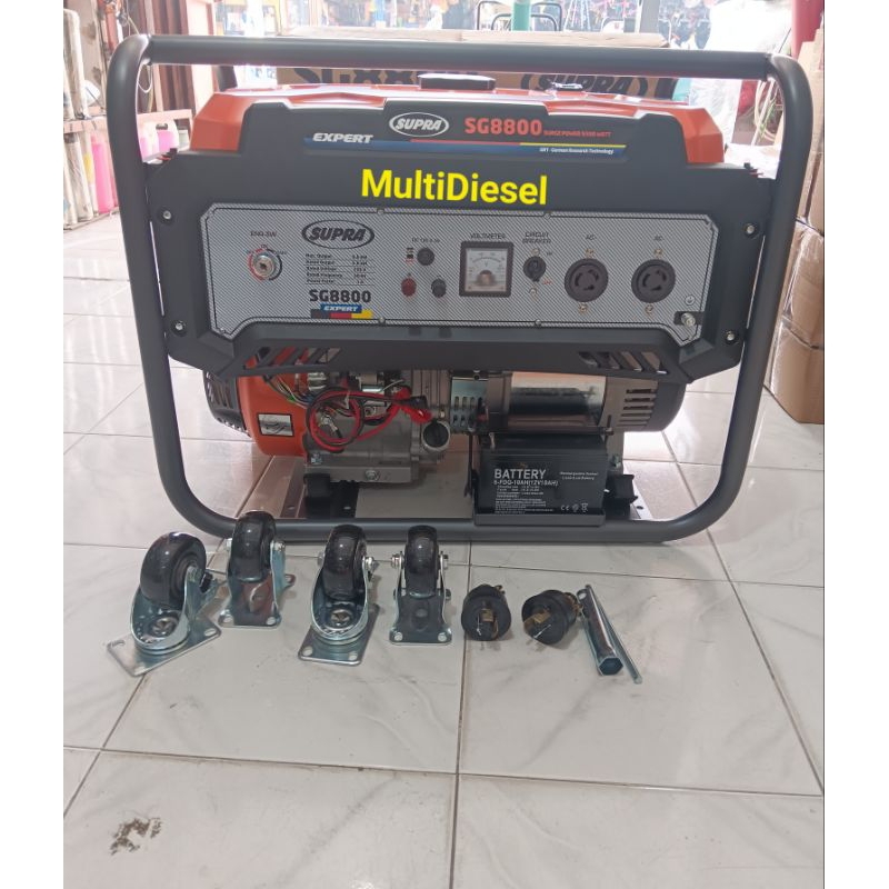 Jual Genset Generator Bensin|SUPRA EXPERT SG8800|5500watt | Shopee ...