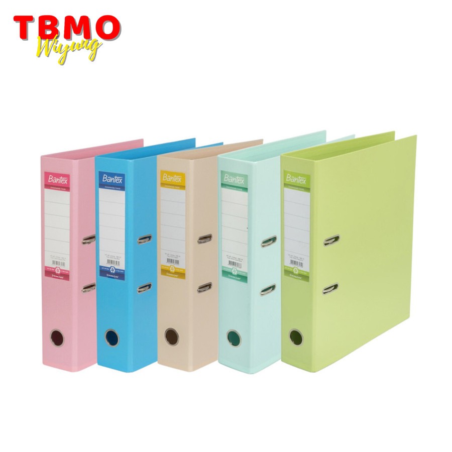 Jual TBMO Bantex Lever Arch File Ordner Plastic 7cm Folio 1465 Pastel ...