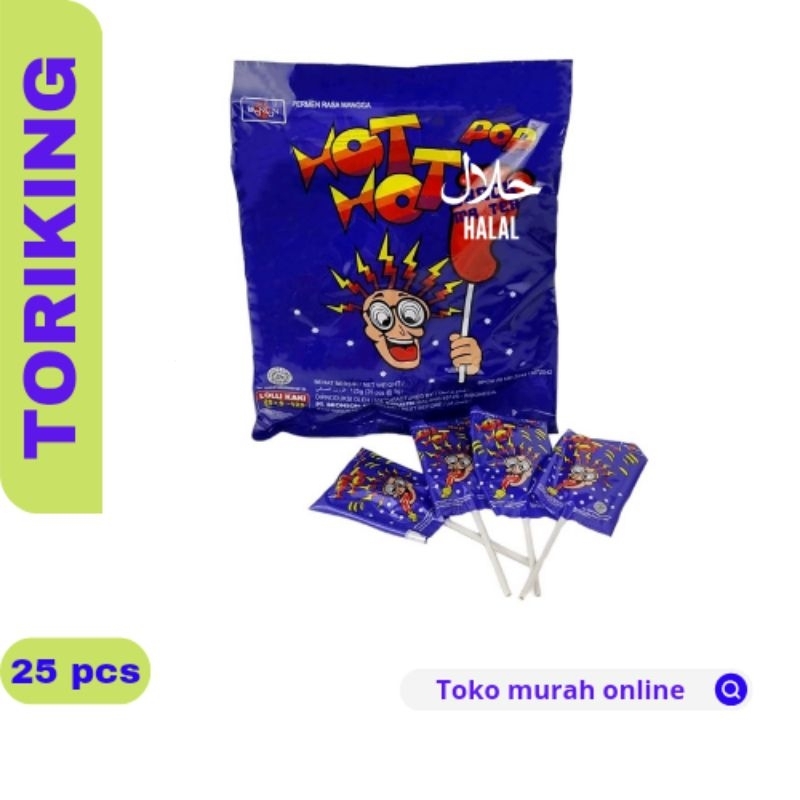 Jual PERMEN HOT HOT POP permen kaki isi 25 pcs | Shopee Indonesia