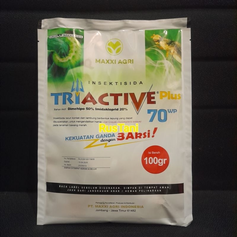 Jual Insektisida TRIACTIVE PLUS 70WP 100gr Bahan aktif :Dimehipo 50% ...