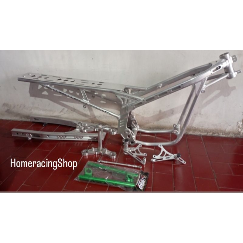 Jual Frame / Rangka Almunium Drag Ninja 500m Long for Shijiro | Shopee ...