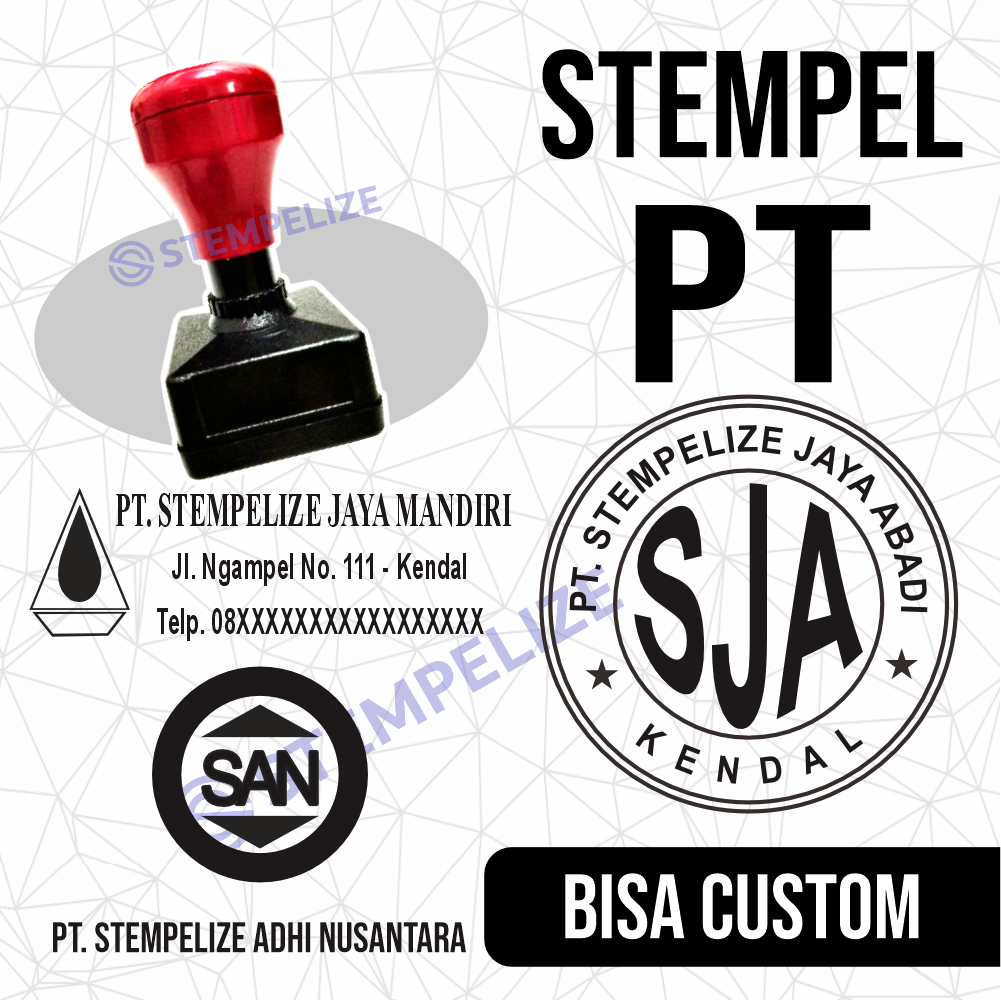 Jual Stempel Perusahaan PT Custom | Shopee Indonesia