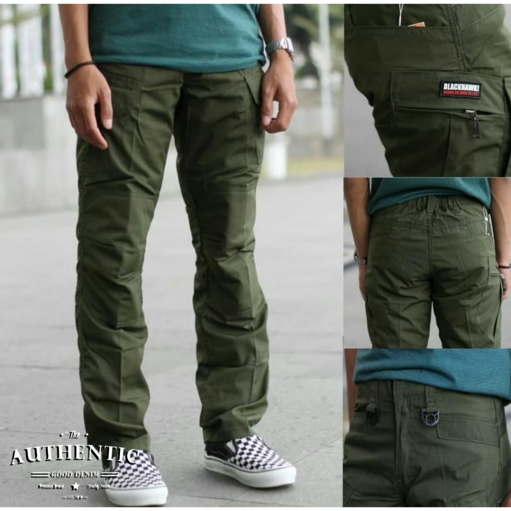 Jual Celana Tactical Pria / Celana Cargo Panjang Tactical BLACKHAWK Original / Celana Outdoor ...