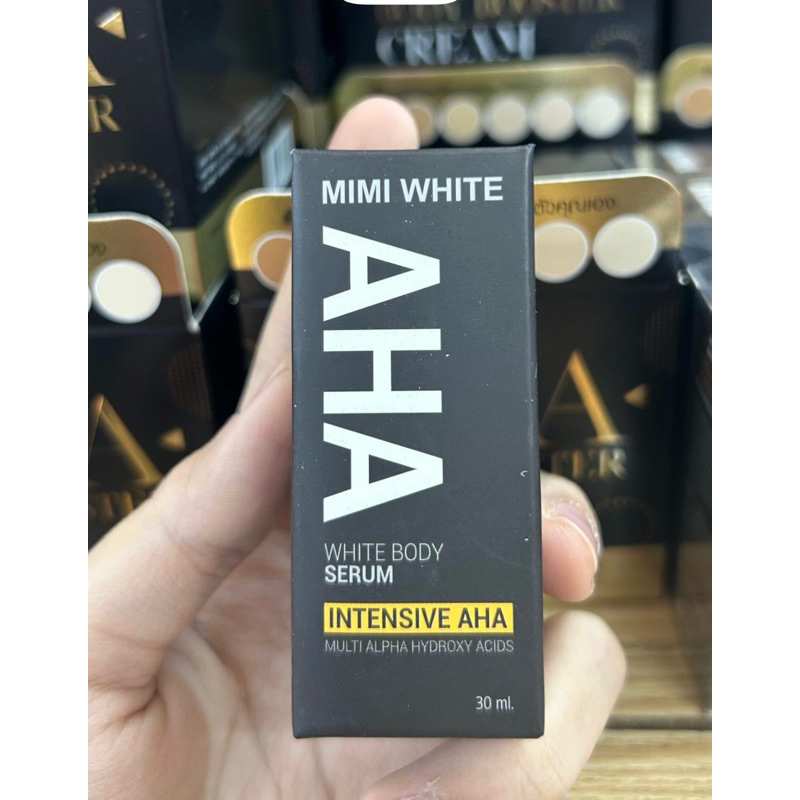Jual MIMI WHITE AHA BODY SERUM 100% original thailand | Shopee Indonesia