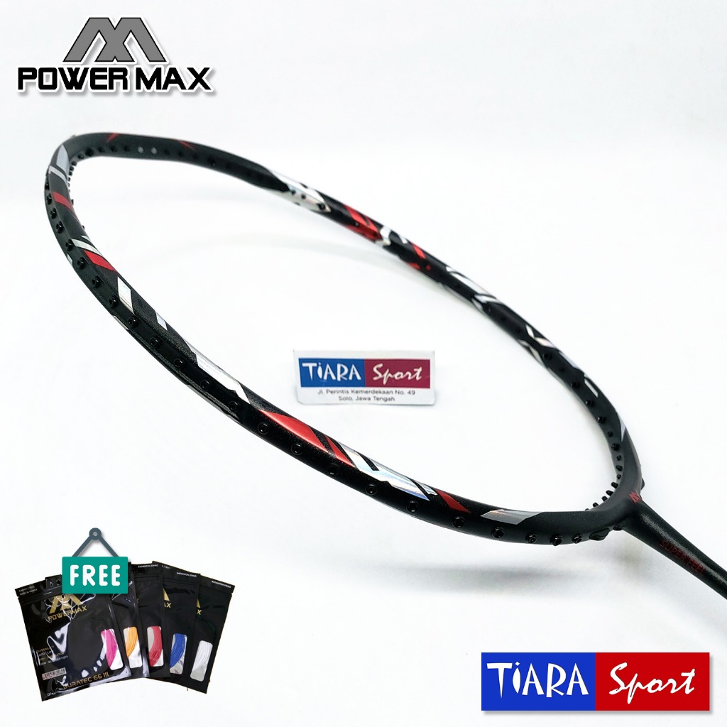 Jual Raket POWER MAX Evo 10 II - 5U Badminton Racket | Shopee Indonesia
