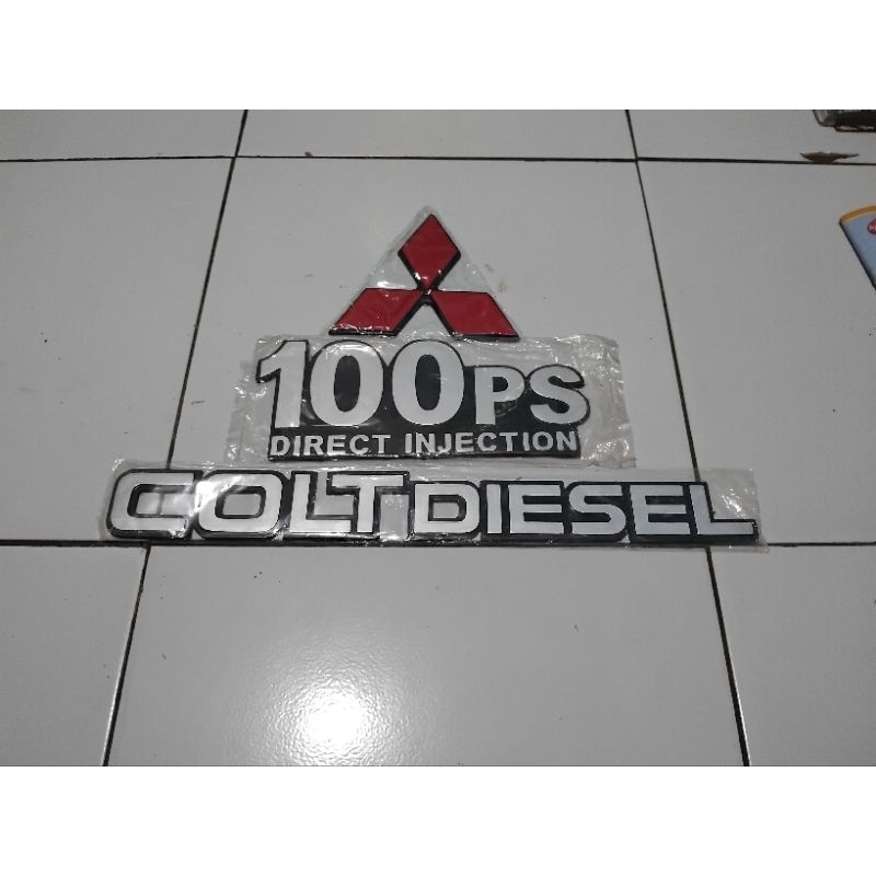 Jual Emblem coltdiesel PS100 satu set 3 item | Shopee Indonesia