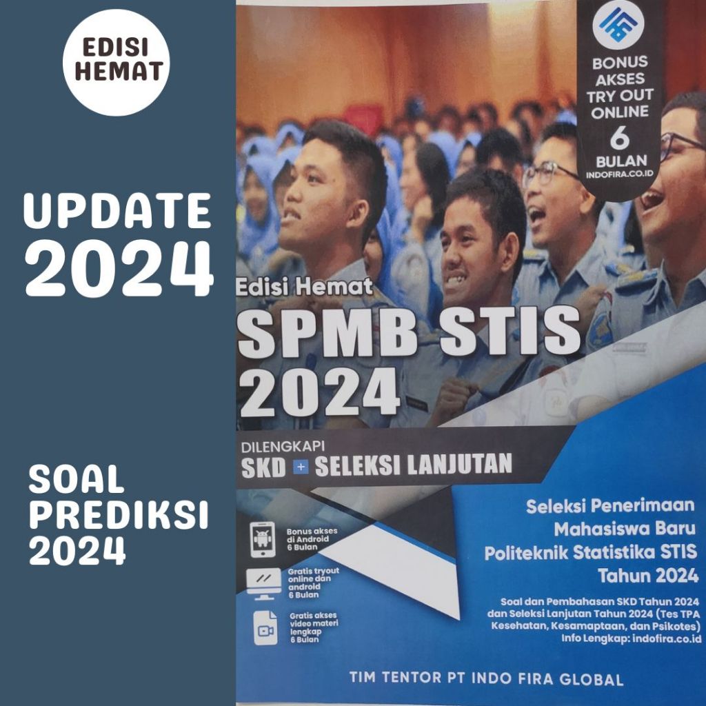 Jual (Hemat) Buku STIS 2024 SKD + Seleksi Lanjutan | Shopee Indonesia