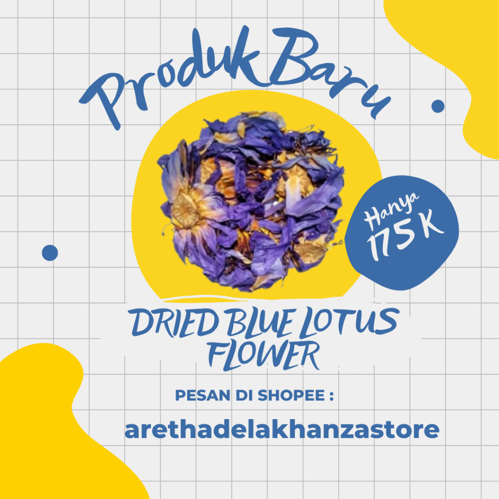 Jual DRIED BLUE LOTUS FLOWER TEA ~ BUNGA LOTUS BIRU KERING TEH ~ BUNGA ...