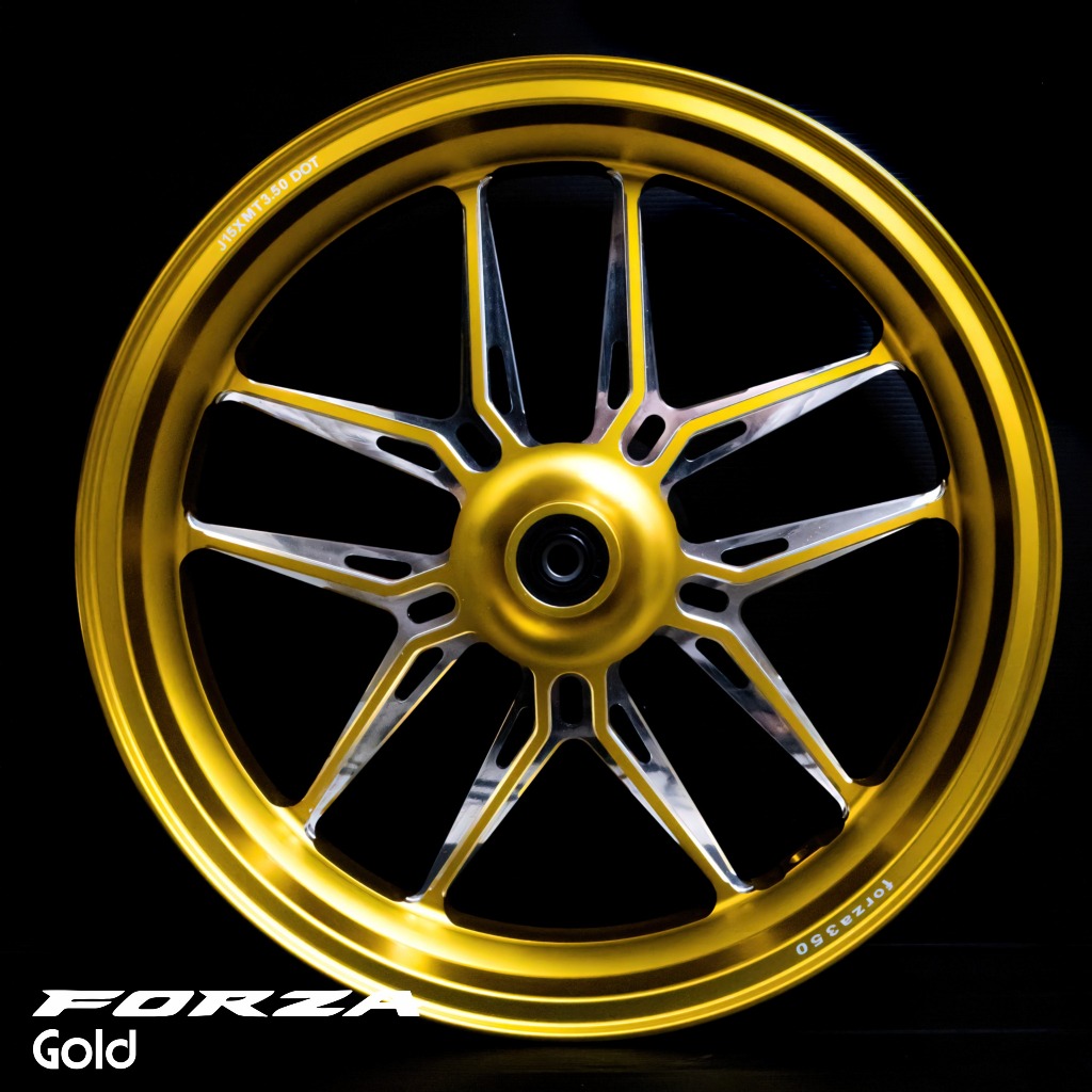 Jual Velg Racing Forza 300 / 350 Race Boy Gold | Shopee Indonesia