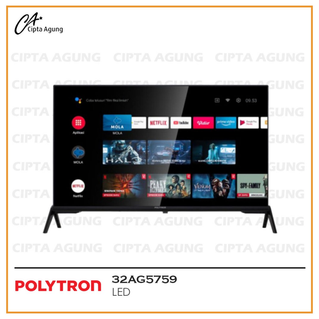 Jual POLYTRON LED TV 32 INCH SMART ANDROID TV PLD-32AG5759 | Shopee ...
