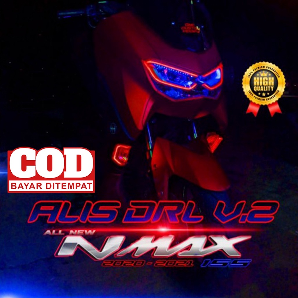 Jual PAKET LED ALIS NMAX NEW BONUS DEVIL EYES LAMPU ALIS NMAX GEN 2 ...