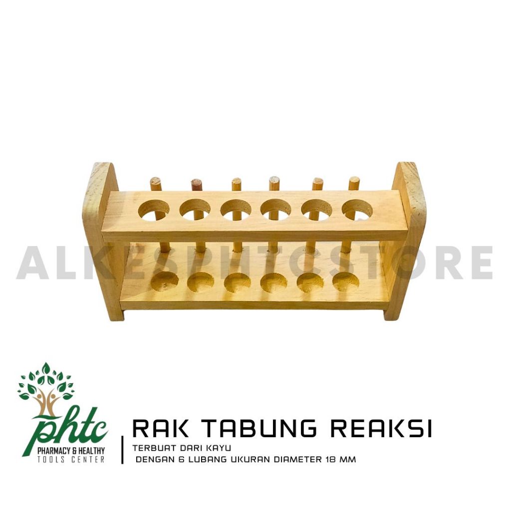 Jual Rak Tabung Reaksi Kayu 6 Lubang | Shopee Indonesia
