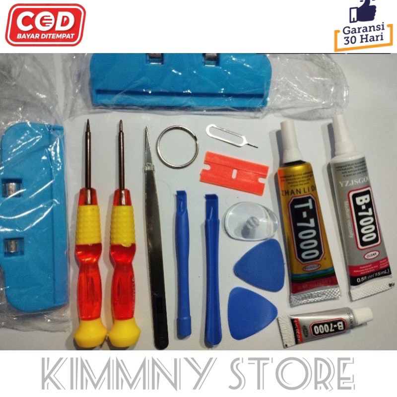 Jual Alat Service Set Lem T7000 / B7000 15ML + OBENG SET ISI 10 ...