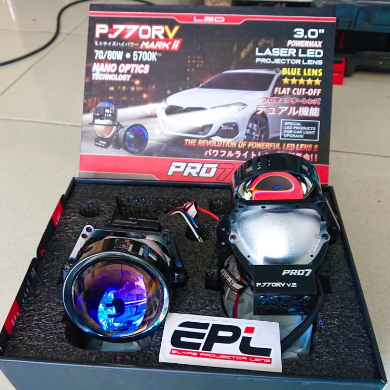 Jual Projie Proji Projector Biled Laser Pro7 P770RV Mk 2 Bluelens 80w ...
