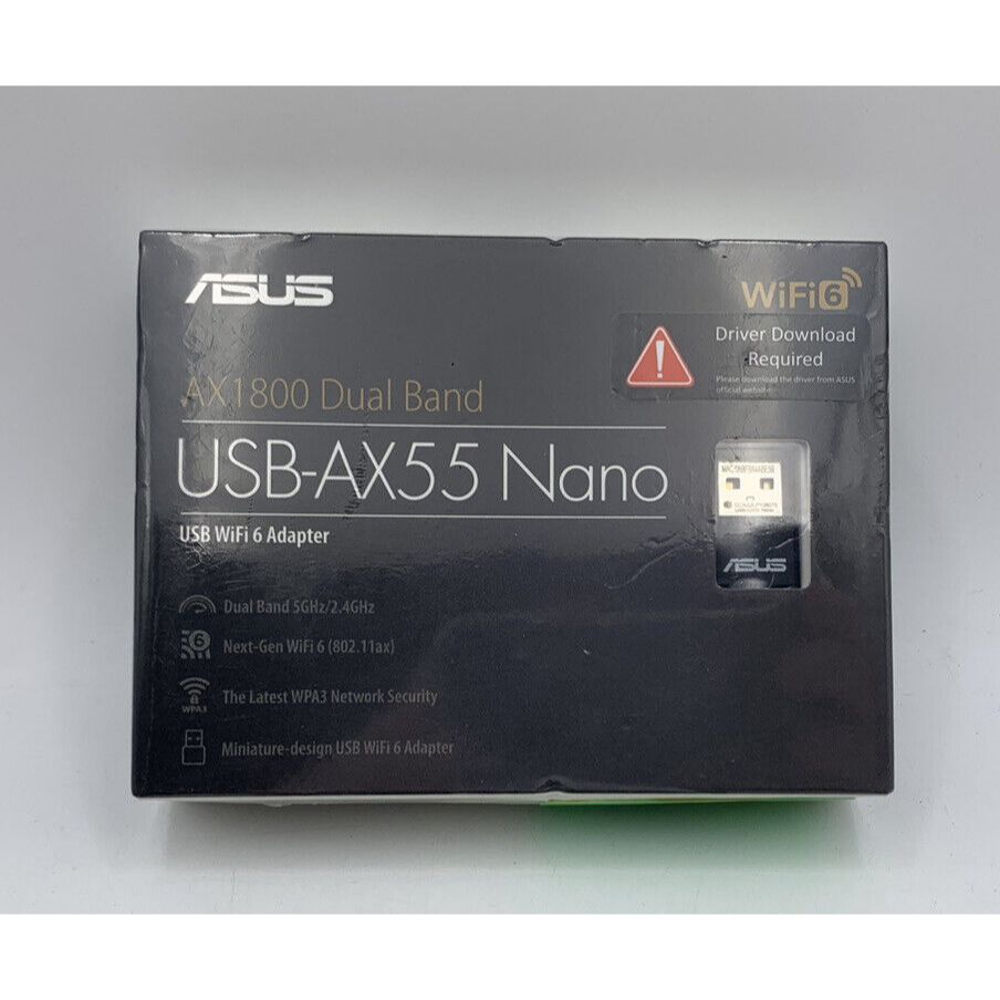Jual Wireless ASUS USB AX55 Nano AX1800 Dual Band WiFi 6 USB Adapter ...
