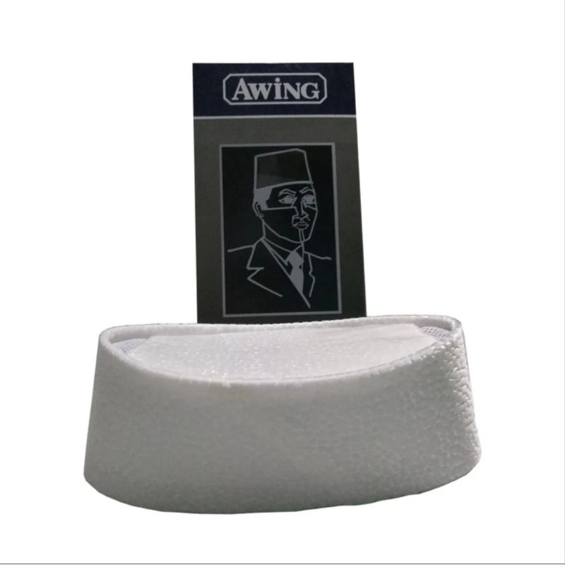Jual Songkok Peci Putih Awing Lahore Tinggi 9 | Shopee Indonesia