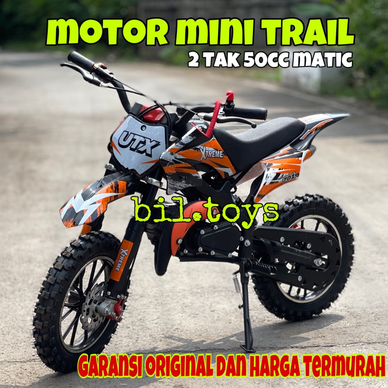 Jual MOTOR ANAK BENSIN MINI TRAIL ANAK UTX 701 MINI TRAIL 2 TAK 50cc ...