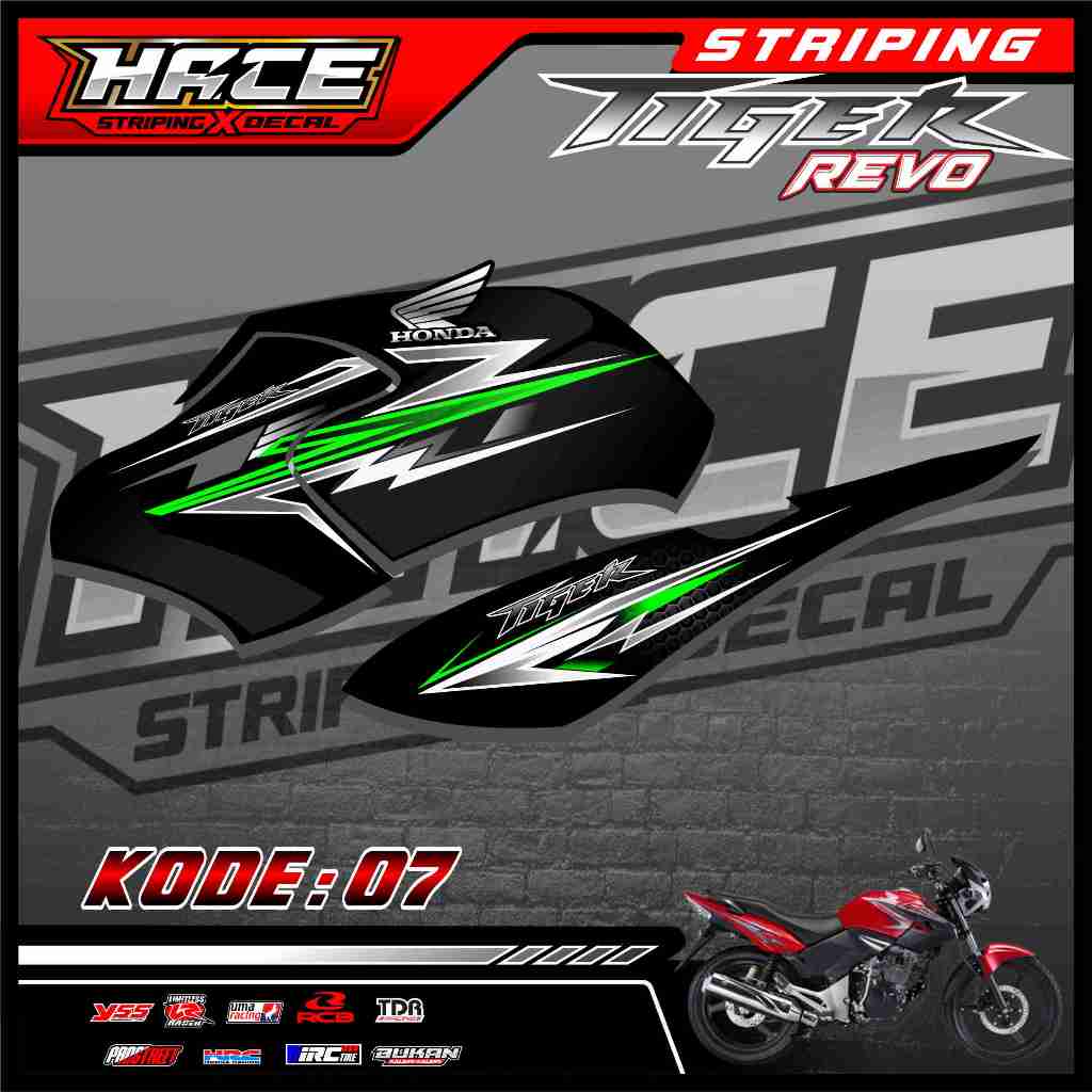 Jual STICKER STRIPING TIGER REVO - STRIPING TIGER REVO PREMIUM 07 ...