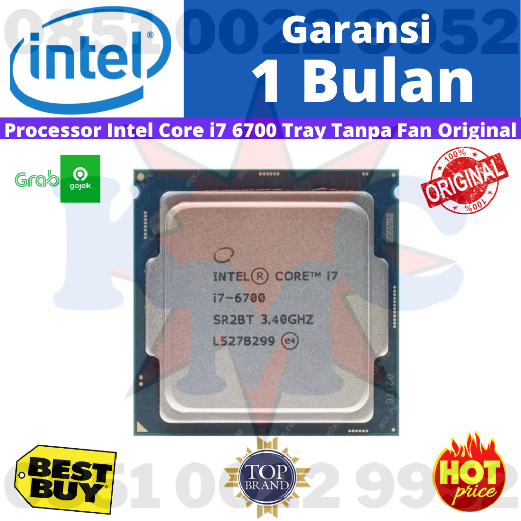Jual Processor Intel core i7 6700 3.4 GHz TRAY socket 1151 | Shopee Indonesia