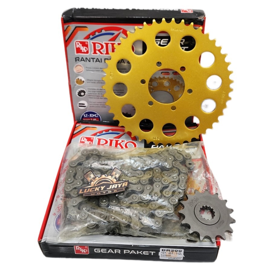 Jual Gearset girset chainkit Gear gir set rantai suzuki Dr 200 Dr200 ...