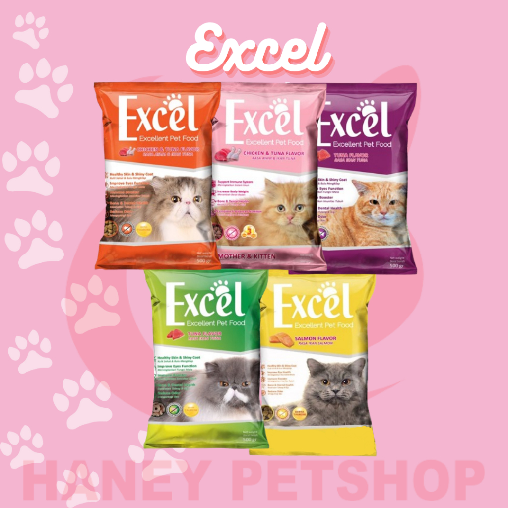 Jual Excel 500Gr Dry Food Cat | Makanan Kering Kucing | Mother Kitten ...