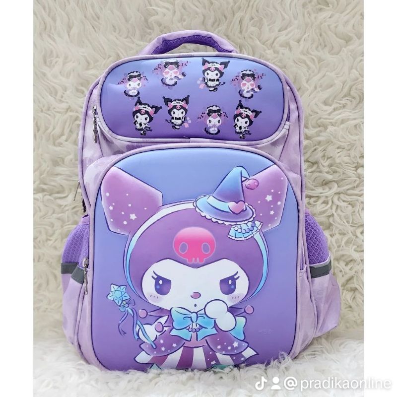 Jual TAS RANSEL ANAK SEKOLAH UK TK & SD MOTIF KUROMI MELODY HELLO KITTY | Shopee Indonesia