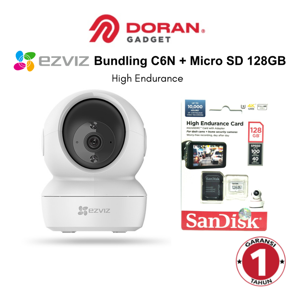 Jual Ezviz C6N 2MP | Smart Wifi Pan Tilt IP Camera CCTV Indoor 1080p ...