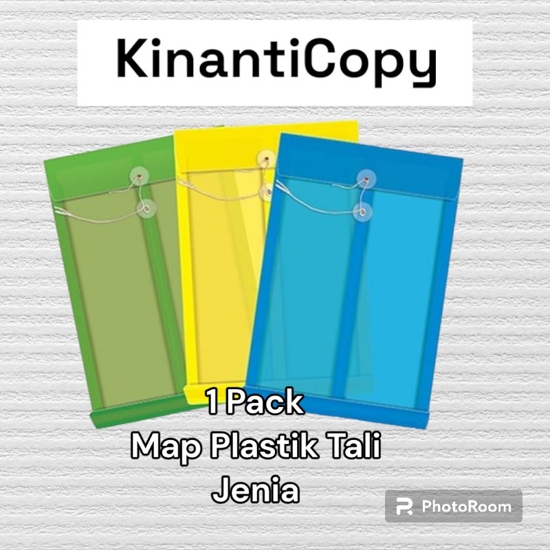 Jual Map Plastik Tali F4/Folio Jenia | Shopee Indonesia